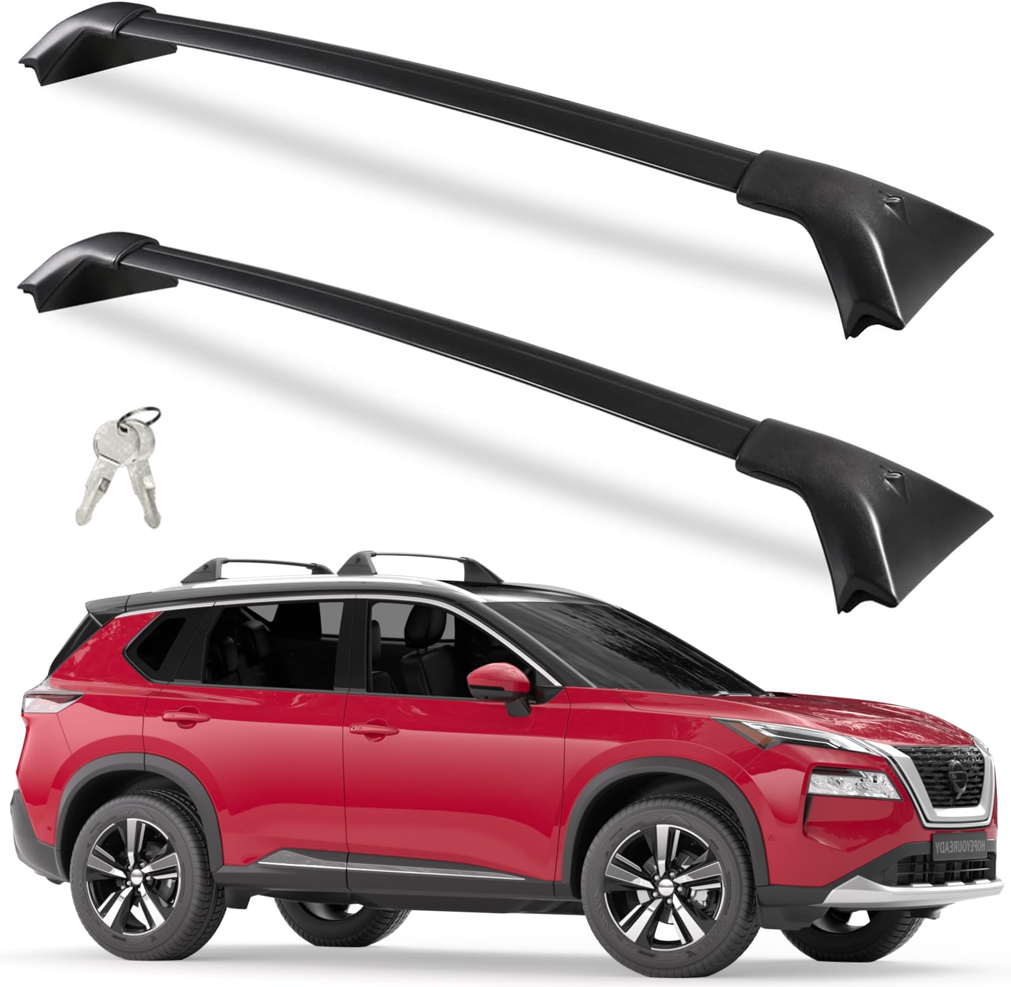 Amazon.com: HOPE YOU READY 260Lbs Roof Rack Cross Bars Fit for Nissan ...
