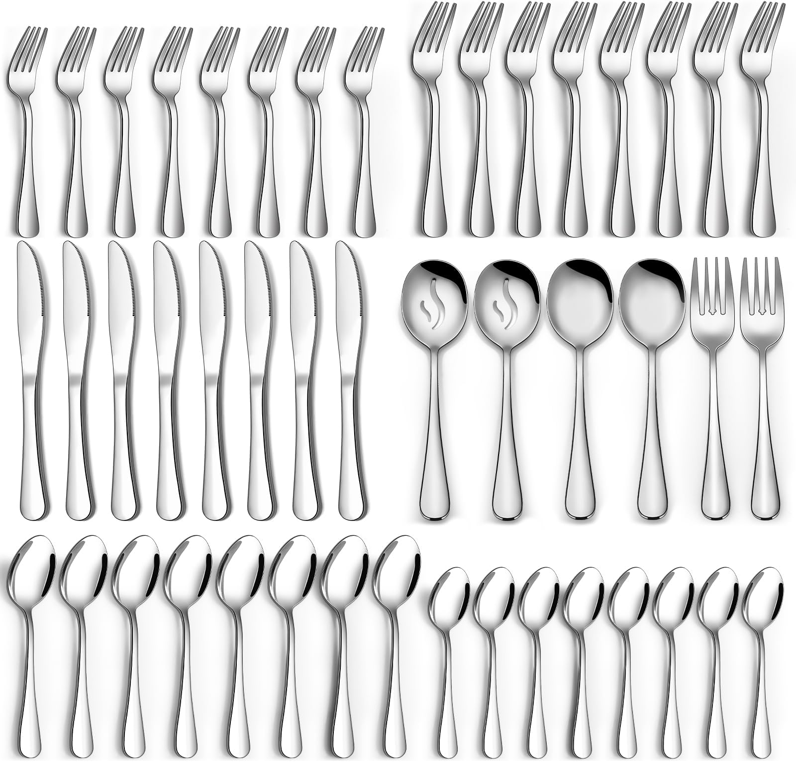 Amazon.com | 36 PCS Disposable Serving Utensils for Party - 12 Set ...