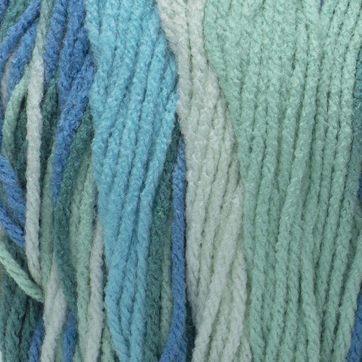 Amazon.com: Red Heart Super Saver Color Block Yarn, Liquid Teal