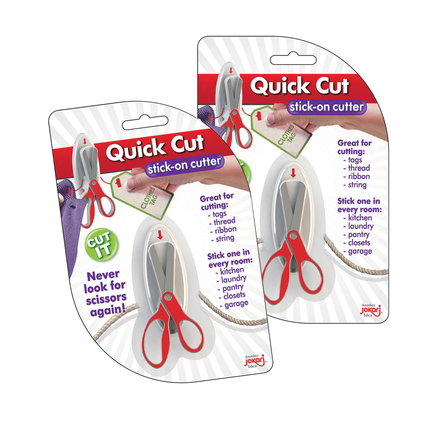 Snapklik.com : Jokari Quick Cut Stick-On Cutter