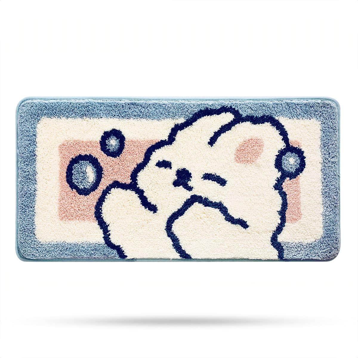 Amazon.com: Molesun Rabbit Bathroom Rug Mat, Extra Soft and Absorbent ...