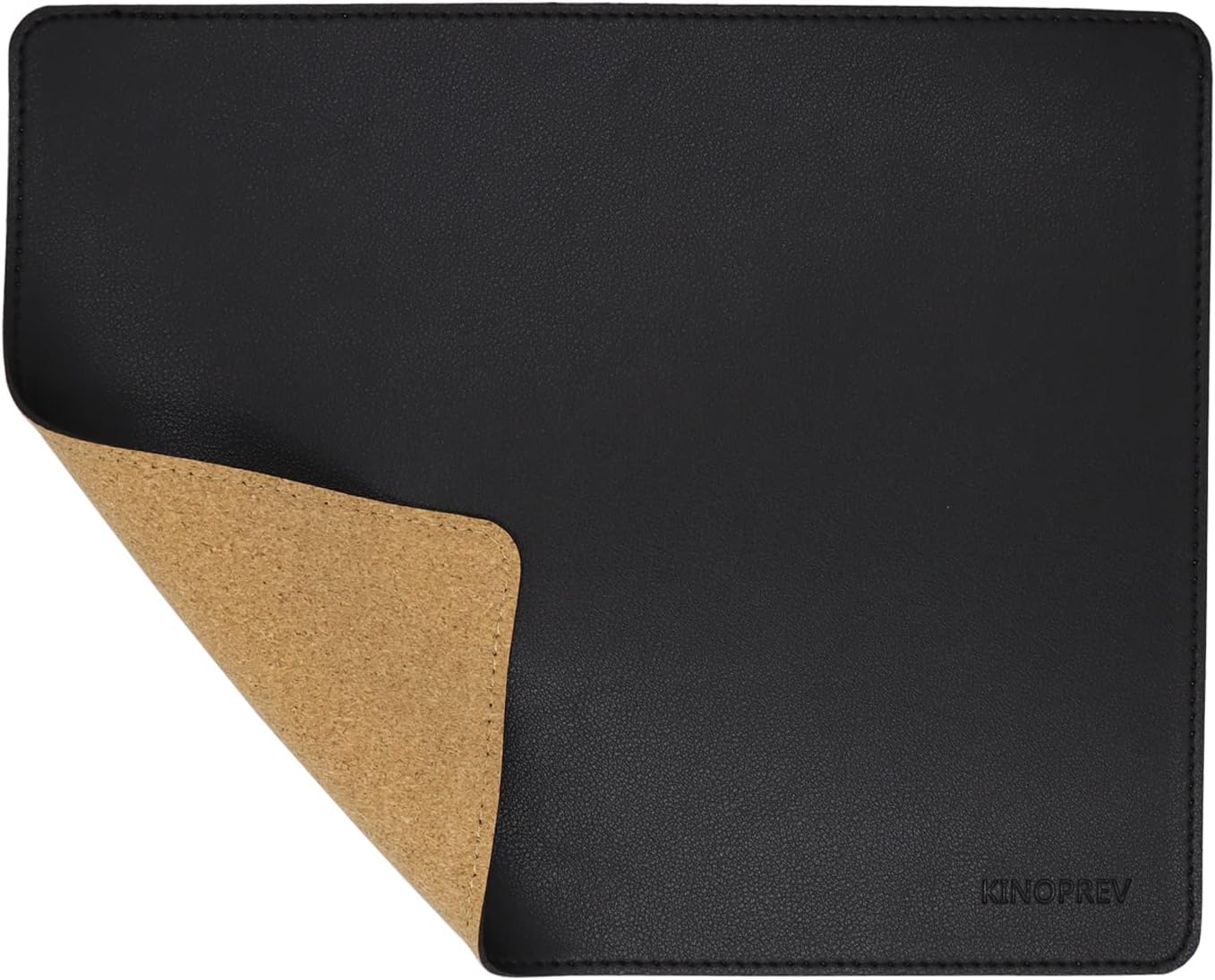 Amazon.com: MelVan PU Leather Mouse Pad with Stitched Edge, Waterproof ...