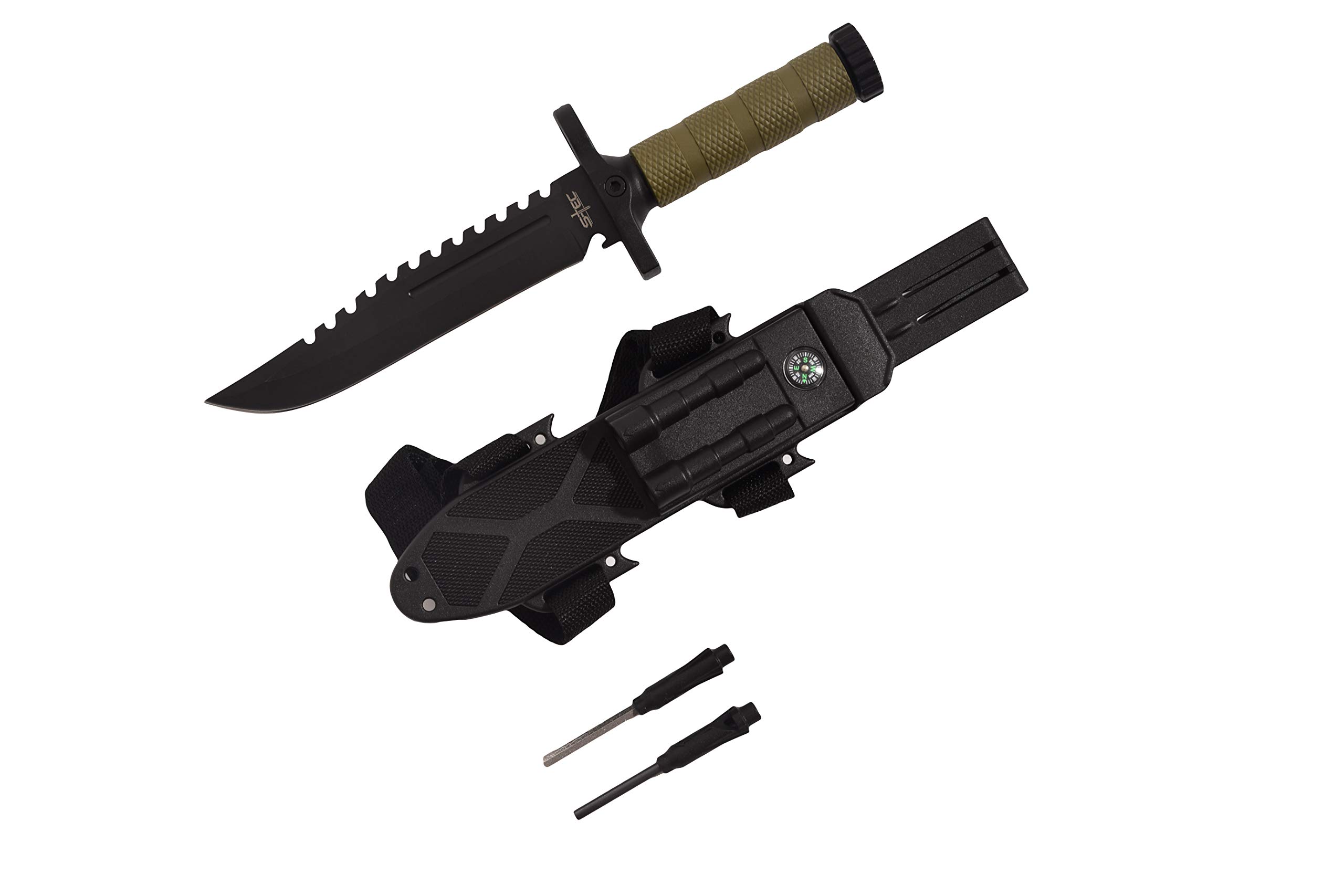 Snapklik.com : 12.75 TACTICAL SURVIVAL Rambo Hunting FIXED BLADE For ...