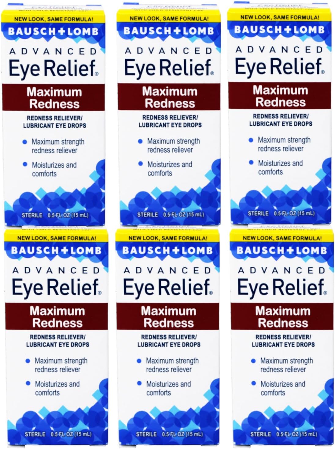 Amazon.com: Advanced Eye Relief Maximum Redness, Redness Reliever ...