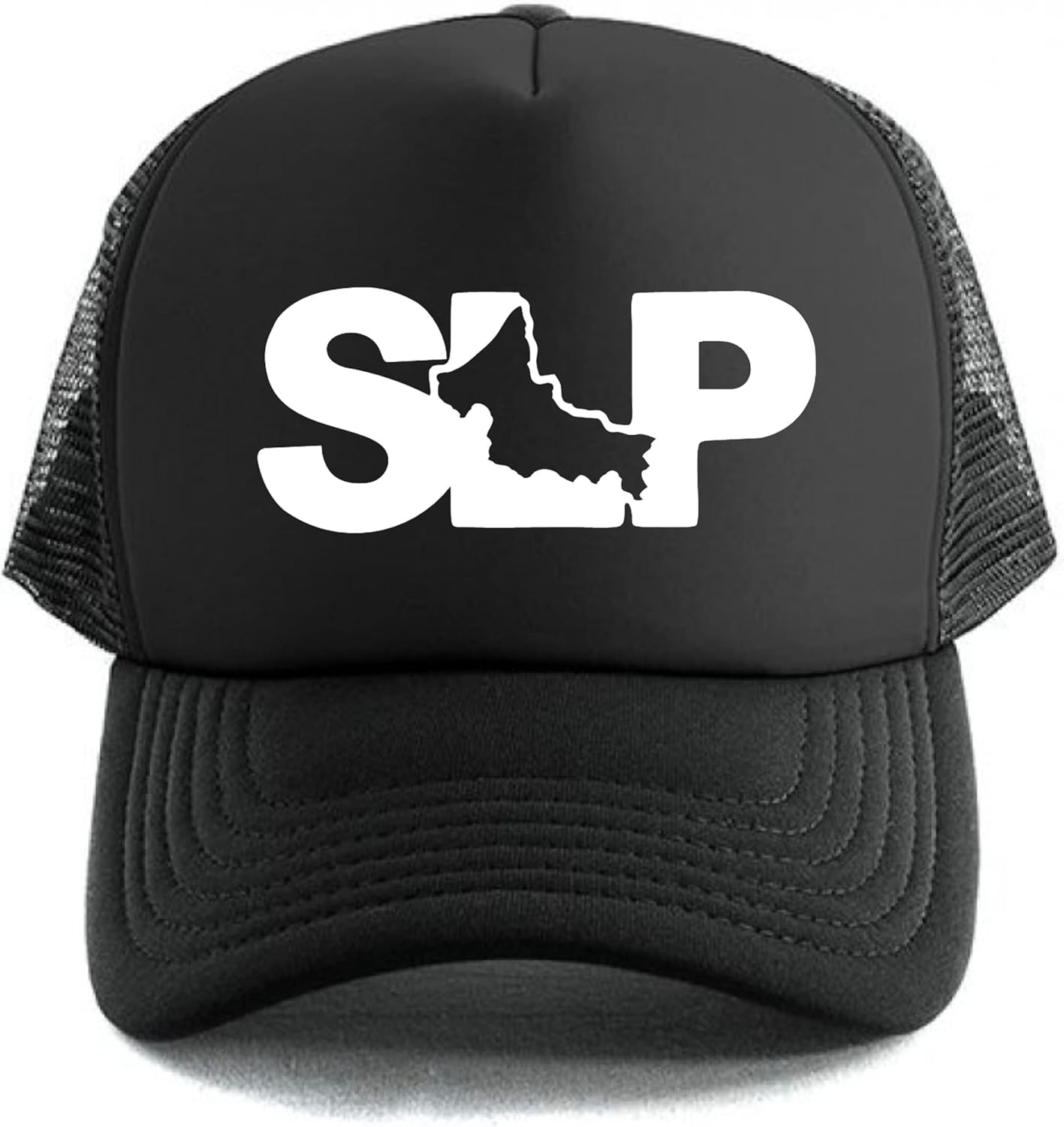 San Luis Potosí 'SLP' Trucker Style Snapback Hat Black at Amazon Men’s ...
