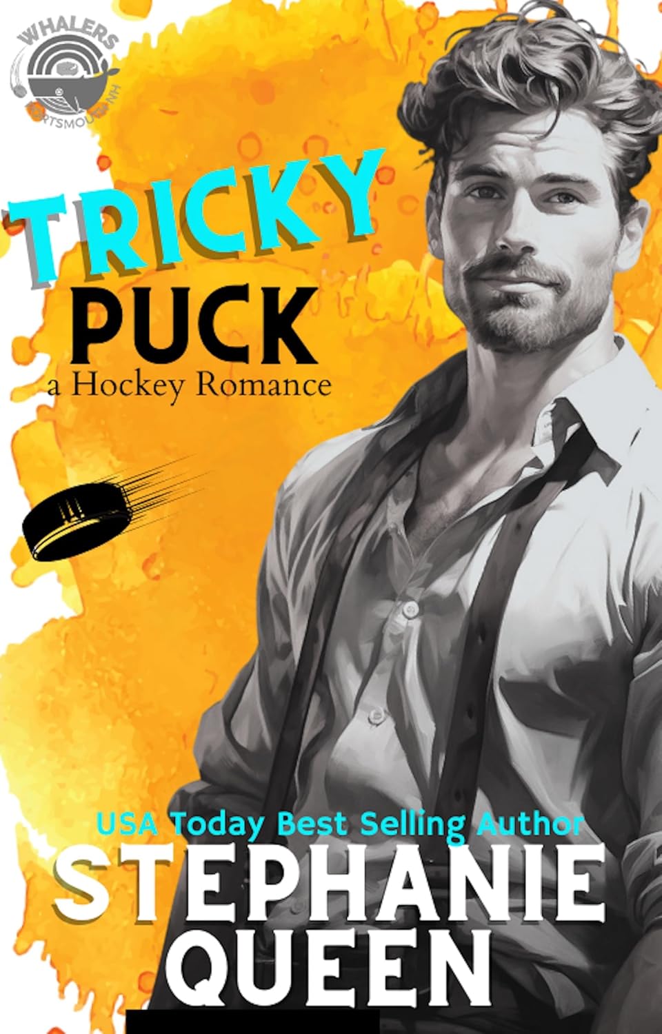 Amazon.com: Tricky Puck: a Fake Fiancee Hockey Rom-Com (Portsmouth ...