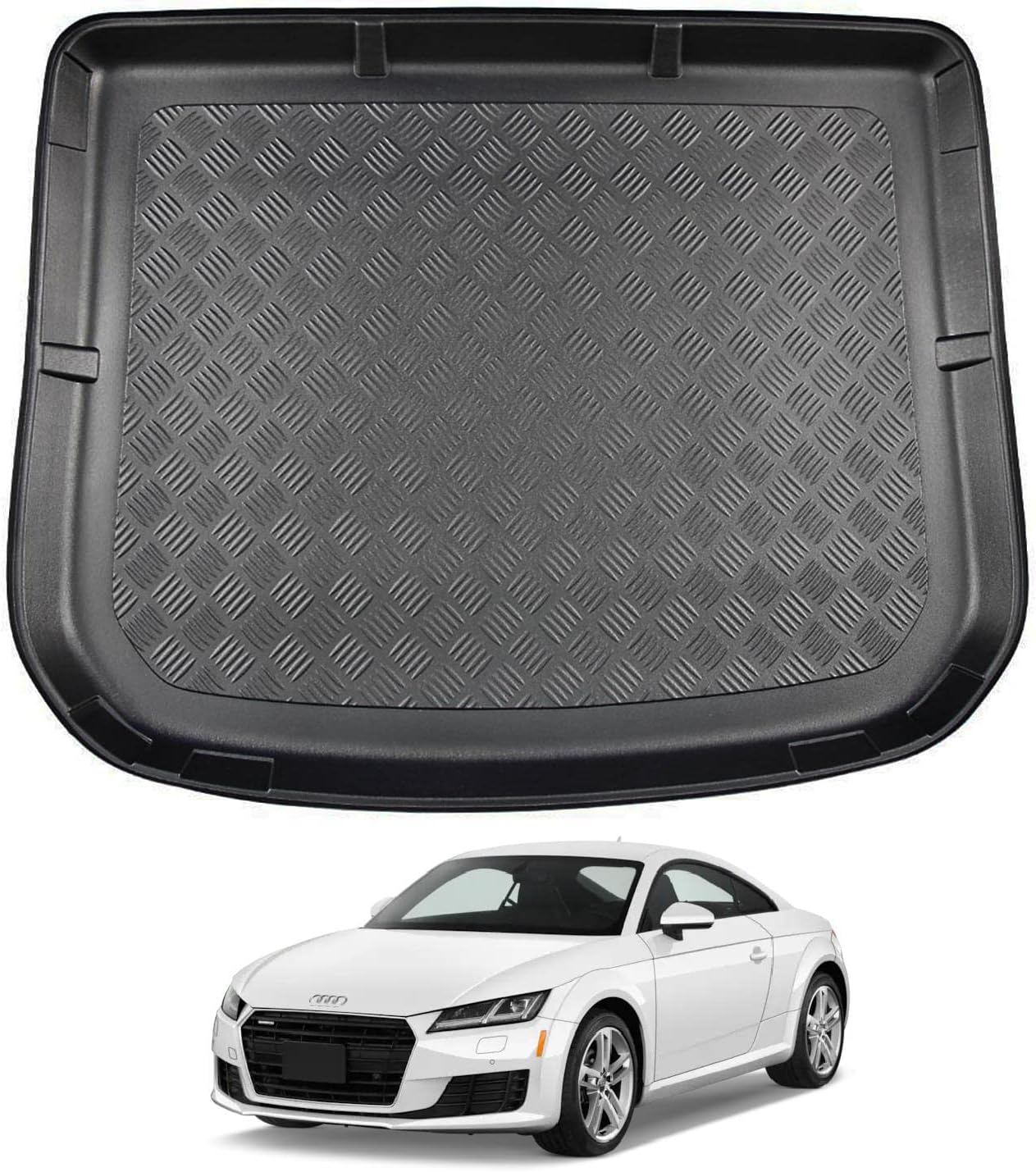 NOMAD Boot Liner for Audi TT 2014+ Recyclable Plastic (PE) Tailored Fit ...