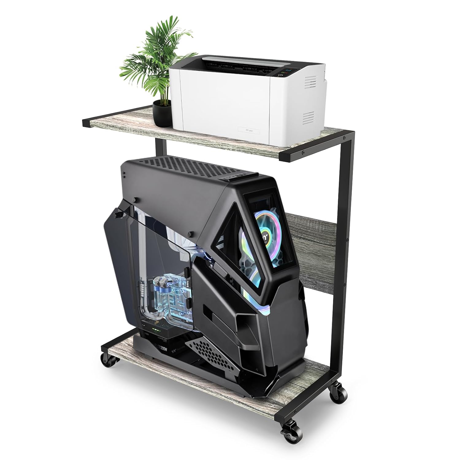 Amazon.in: Buy 360Tronics DesktopTower Stand, C-Shape 2-Tier Full-Tower ...