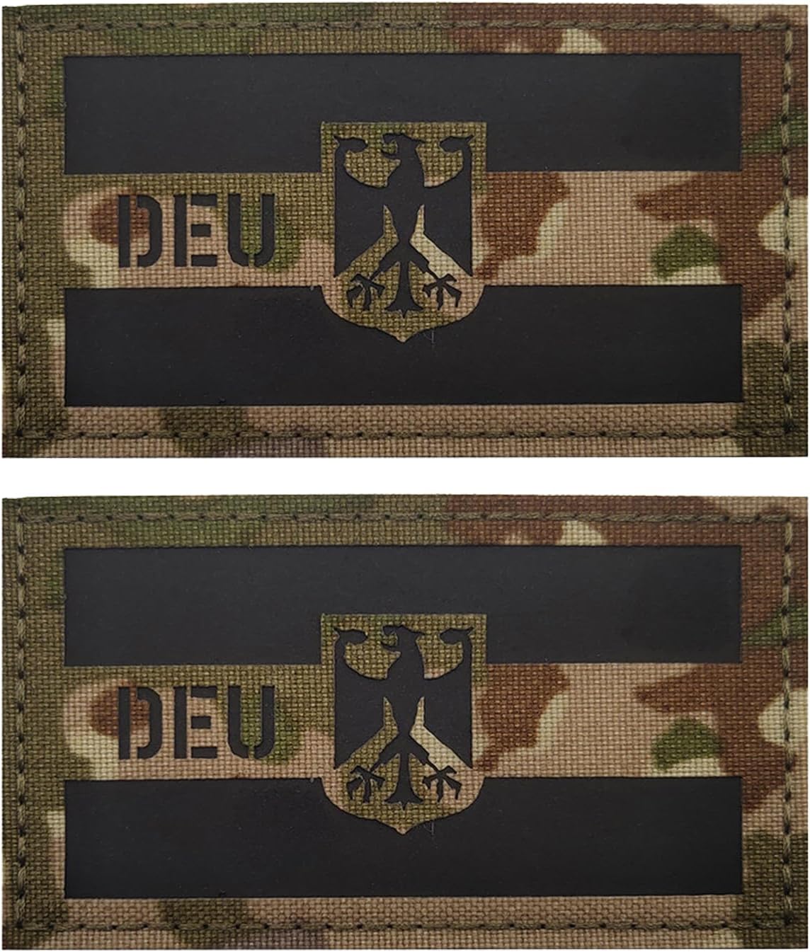 Amazon.com: EmWoot 2PCS Germany German Flag Patches Eagle Emblem IR ...