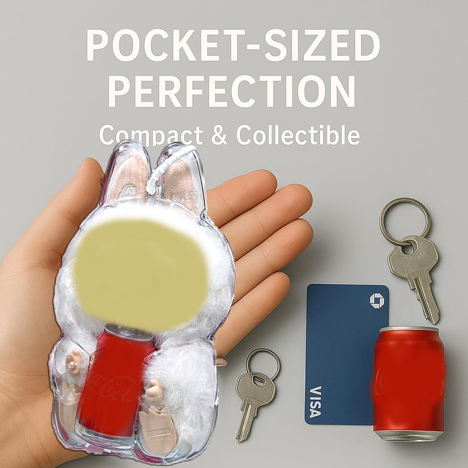 Labubu Pop Mart Nyoria LABUBU Protective Case - Acrylic Display Case ...