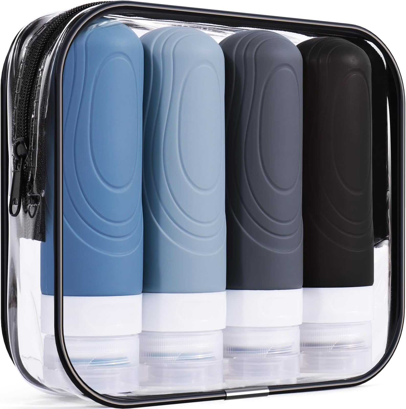 Amazon.com: GLAMFIELDS Travel Bottles for Toiletries,TSA Approved 3.3oz ...