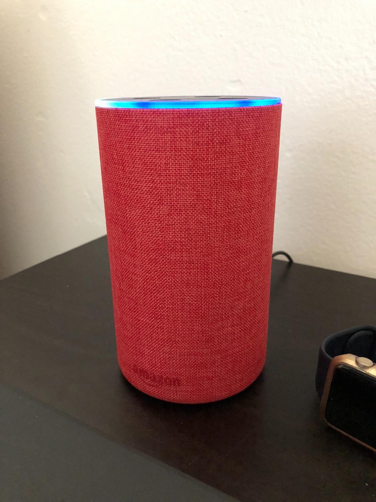 Amazon.com: Echo (2nd Generation) - Smart speaker with Alexa, (RED ...