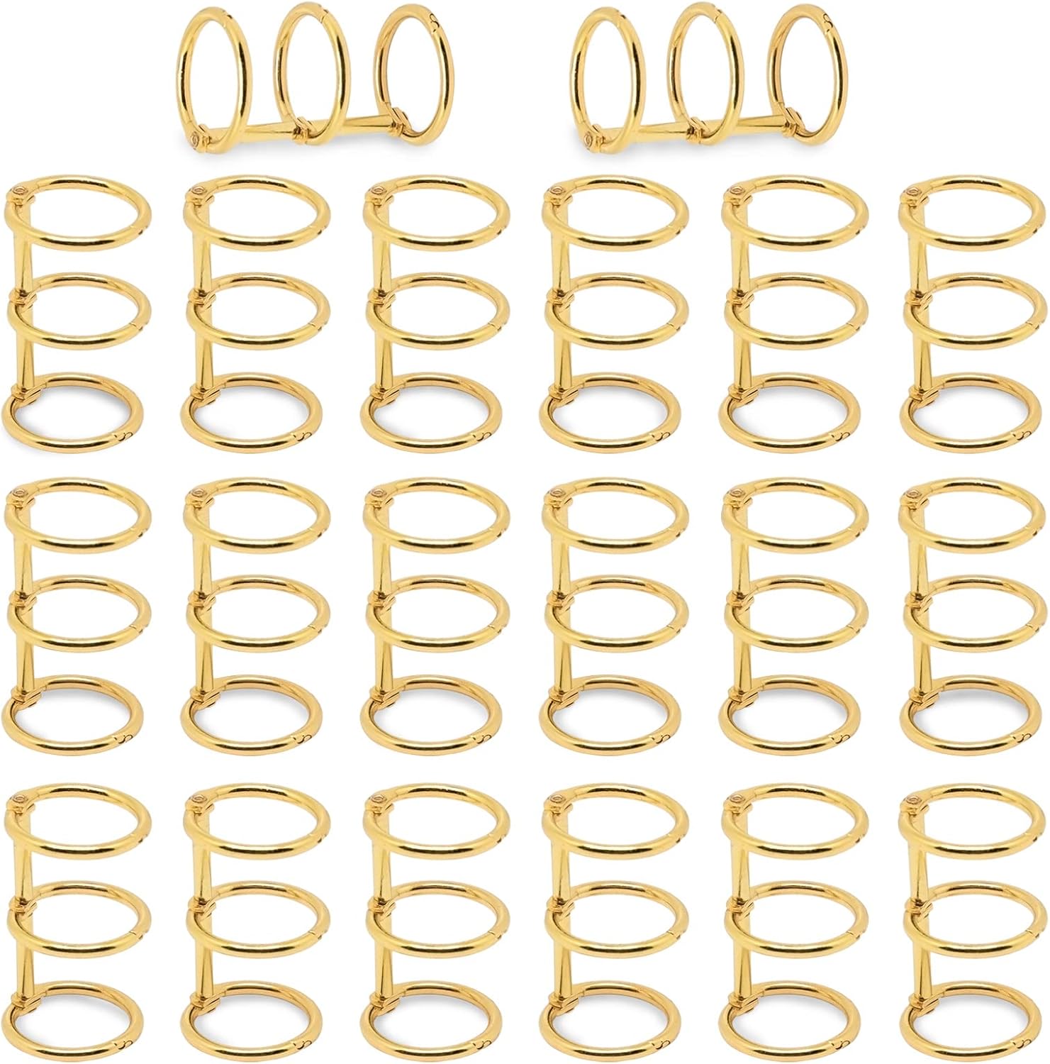 Amazon.com : GDFYMI Binder Rings, 3 Ring Loose Leaf Binder Rings, Metal ...