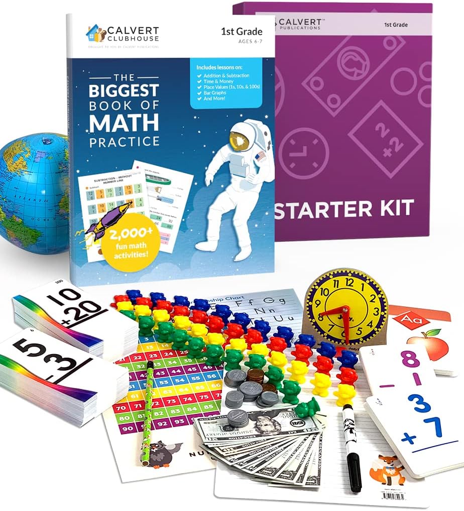 Amazon.com: Calvert 1st Grade Starter Kit and Clubhouse Biggest Book of ...