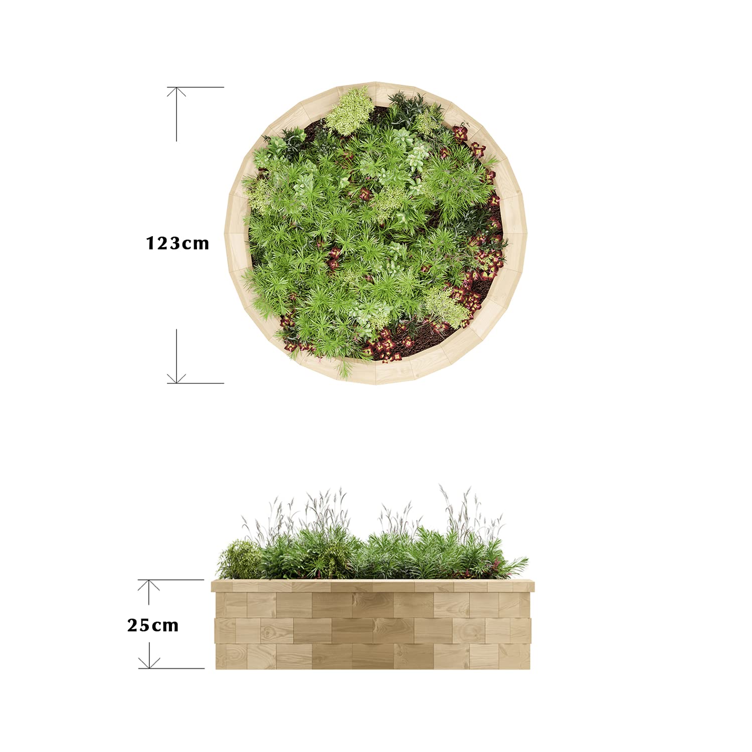 Build Wooden Curved Planter Boxes Building Modern Planter Boxes For My