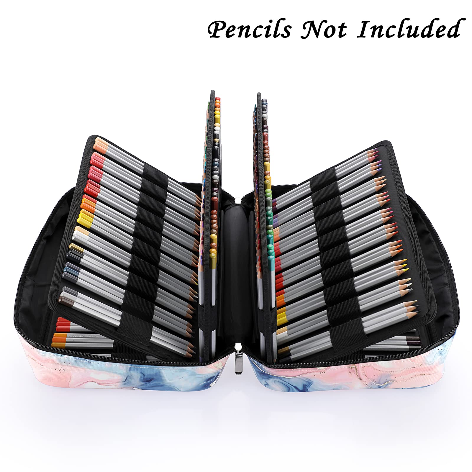 Snapklik.com : BTSKY Colored Pencil Case 300 Slots Pen Pencil Bag Organizer