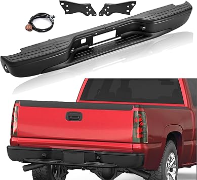 Amazon.com: Rear Bumper Step Assembly compatible with 1999-2006 Chevy ...
