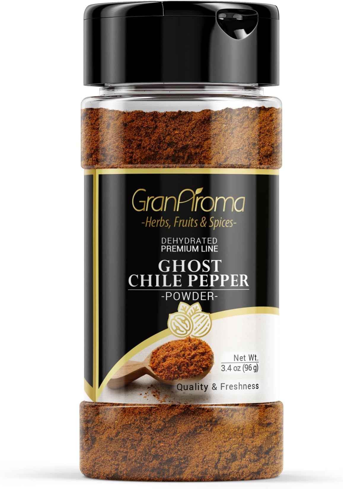 Amazon.com : GranAroma Ghost Chile Pepper Powder, 3.4 oz, Hot & Spicy ...