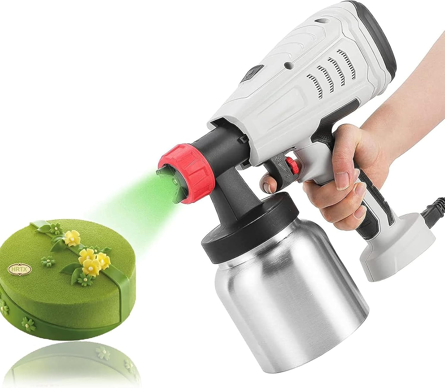 Amazon.com: HSRG Cake Decorating Airbrush Kit, 800W Chocolate Spray Gun ...