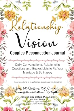 Relationship Vision Couples Reconnection Journal: Daily Conversations ...