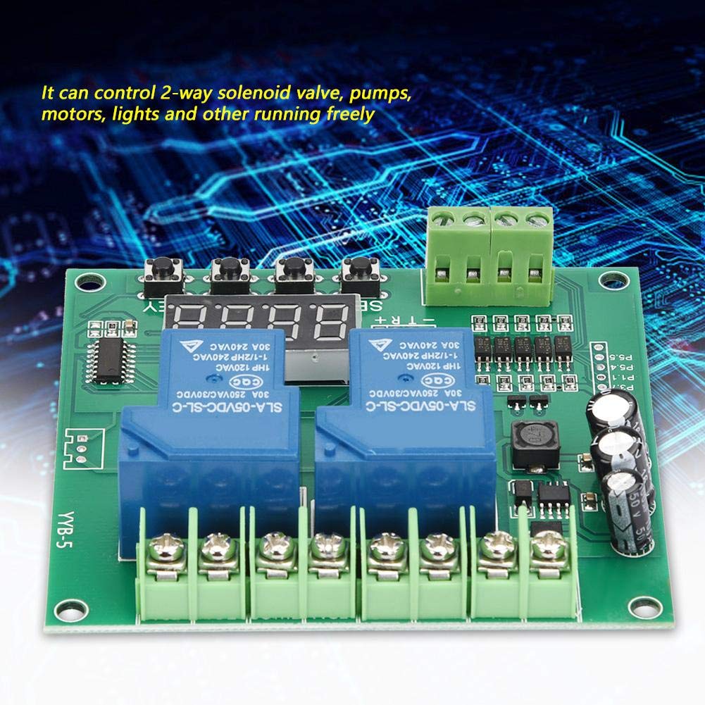 Buy YYB-5 12v 24v Forward/Reverse Motor Control Board Two Relay Timing ...
