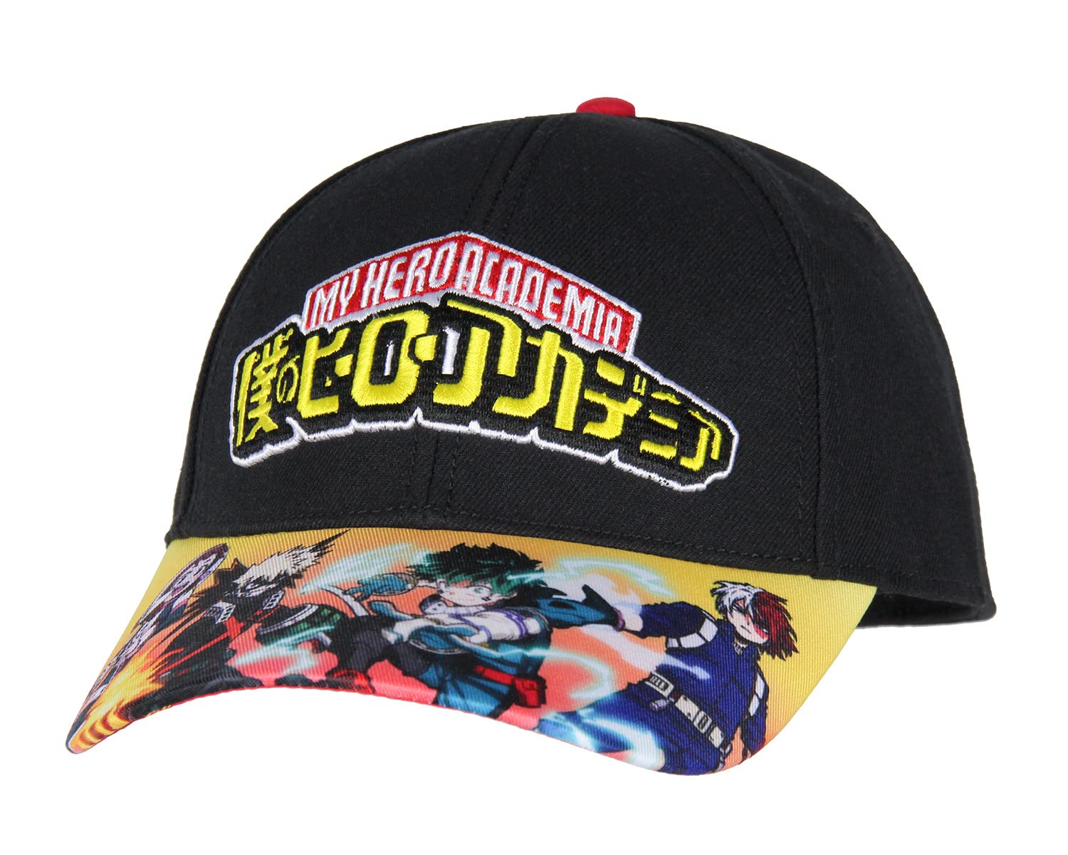 Bioworld My Hero Academia Hat MHA BNHA Embroidered Logo 4 Character ...