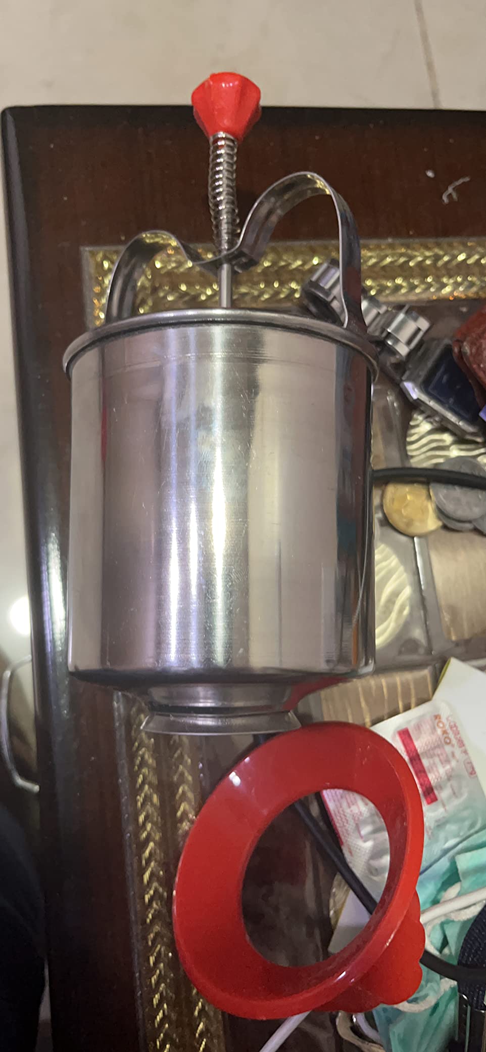 Buy SMIGLY ® 100% Stainless Steel Food Grade Medu Vada Maker with Stand ...