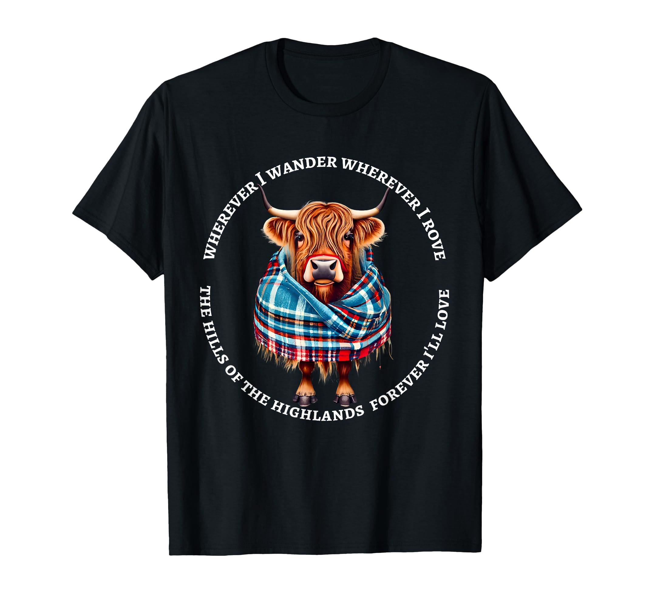 Amazon.com: Scotland Highland Cow with Scottish Poem By Robert Burns T ...