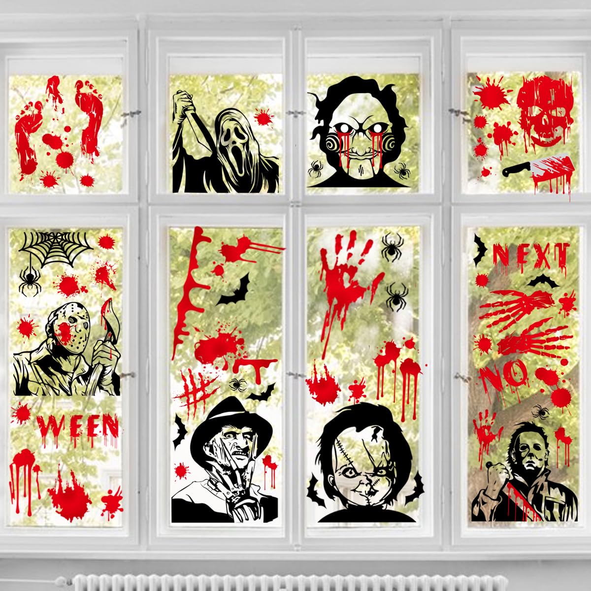 Amazon.com: Day of The Dead Window Stickers Horror Movie Character ...