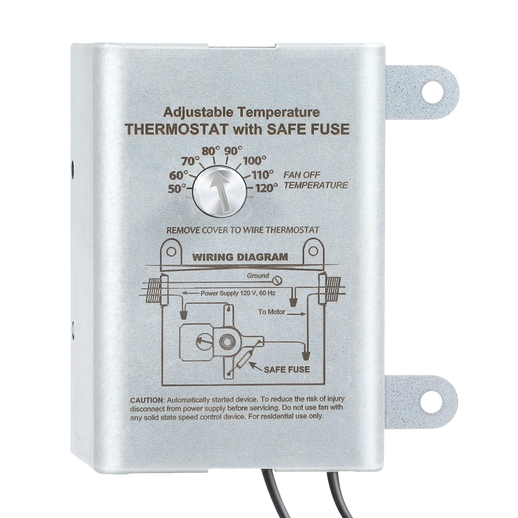 Buy Saillong 10 Amp Attic Fan Thermostat Control, Replacement ...