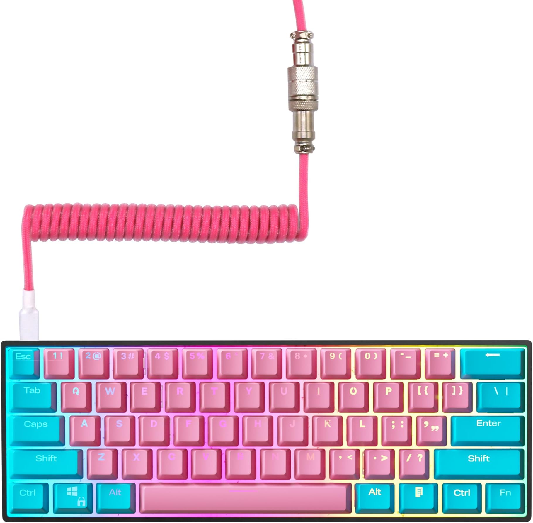Amazon.com: Kraken Pro 60 Cotton Candy Edition 60% Blue and Pink ...