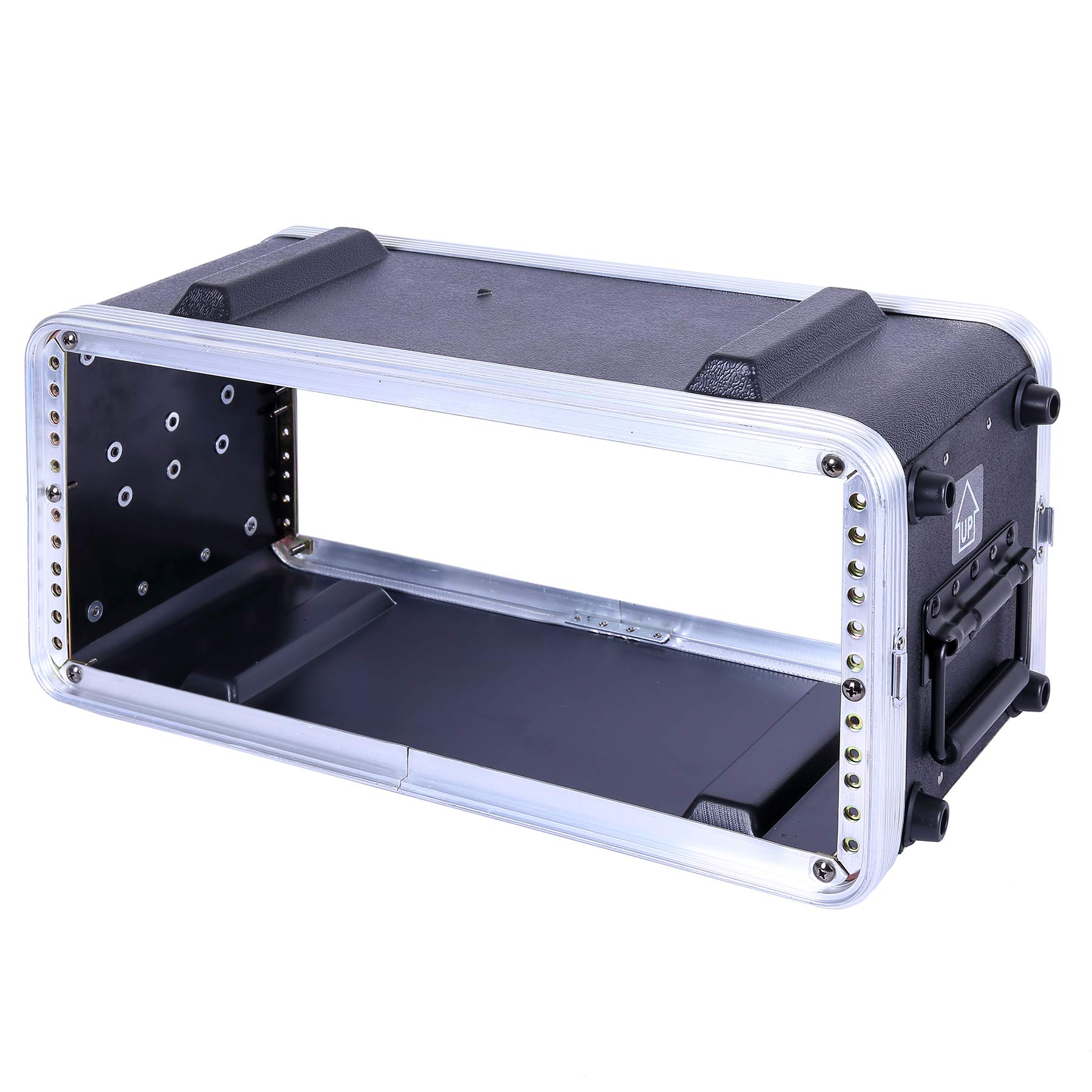 Snapklik.com : Crossrock Stackable 4U Rack Case, Shallow 14.25” Depth ...
