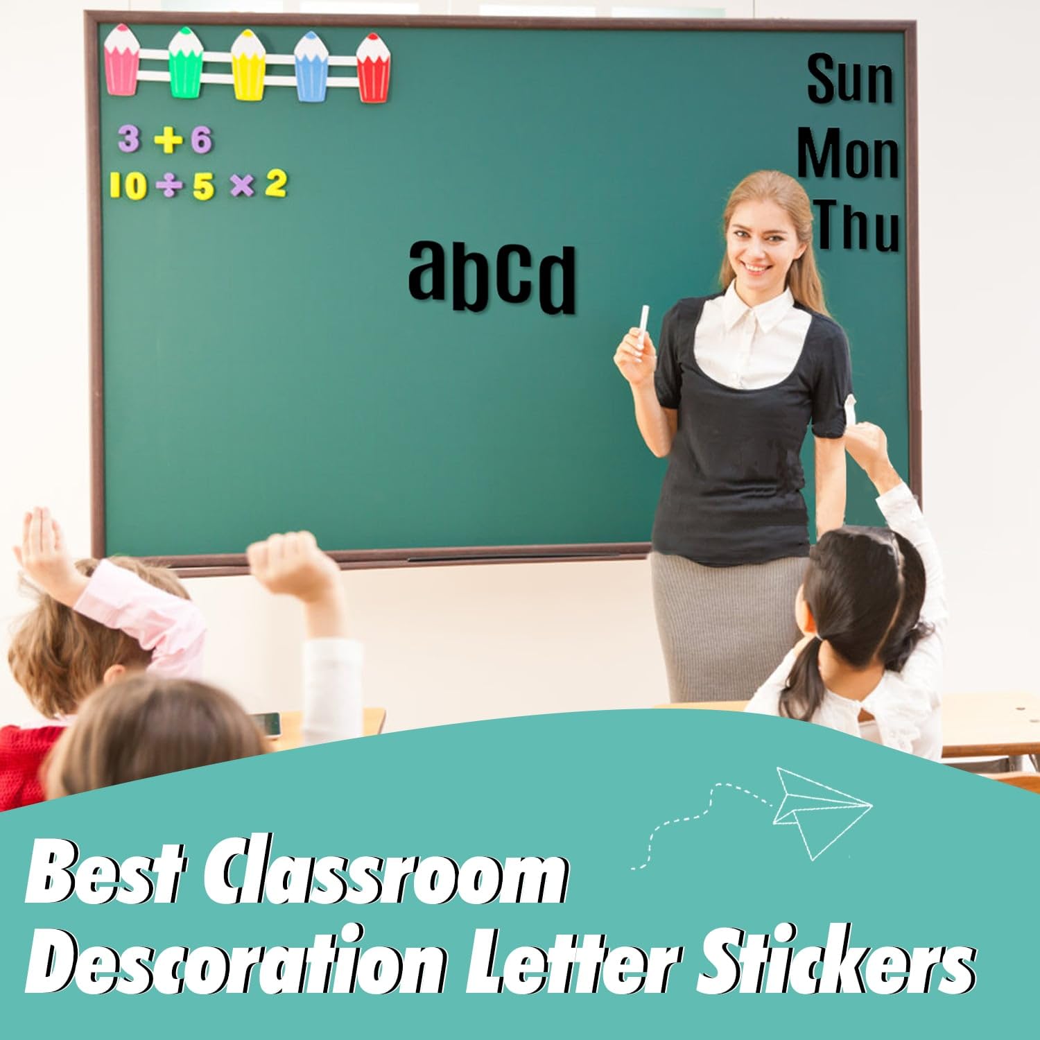 Snapklik.com : 310 Piece 4 Inch Bulletin Board Black Letters, Large ...