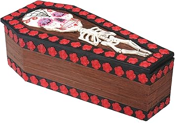 Amazon.com: Day of The Dead Coffin Box Display Decoration : Home & Kitchen