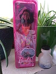 Amazon.com: Barbie Fashionistas Doll #198, Petite with Curly Black Hair ...