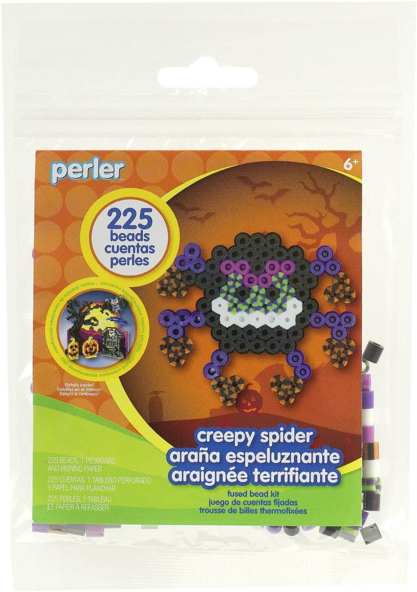 Perler Beads Creepy Spider Fused Bead Kit : Amazon.co.uk: Toys & Games