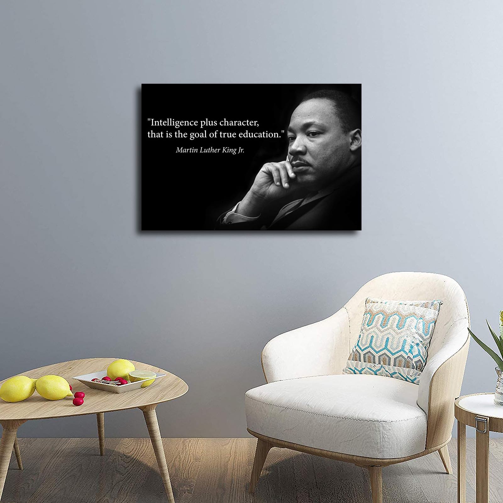 Mlk Quotes Poster Martin Luther King Jr. Poster Famous Inspirational ...