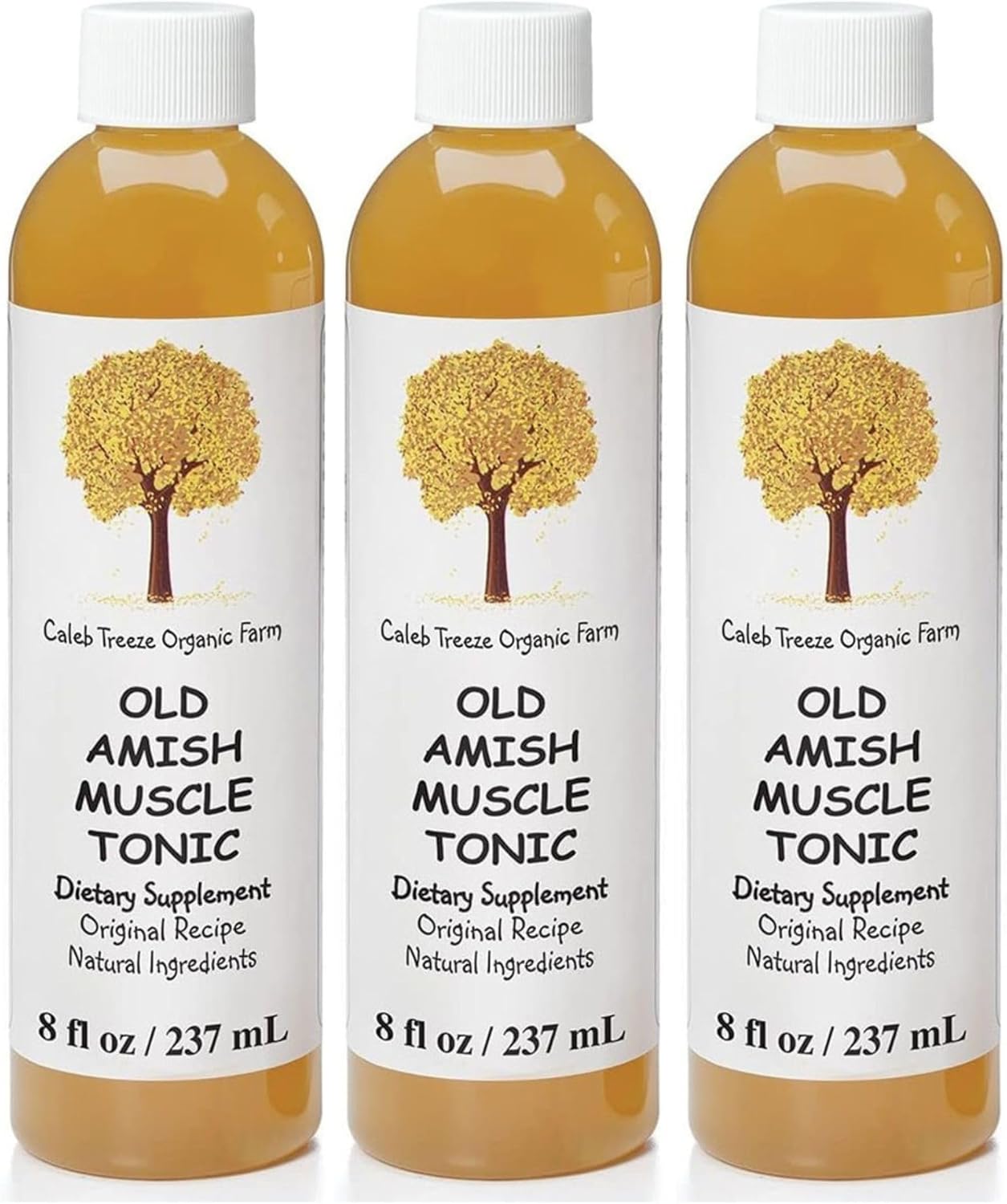 Amazon.com: Caleb Treeze Old Amish Muscle Tonic 8 fl oz, Restless Legs ...