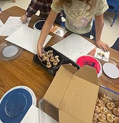 Amazon.com: Coogam Wooden Alphabet Number Stamp Flashcard, ABC Spelling ...