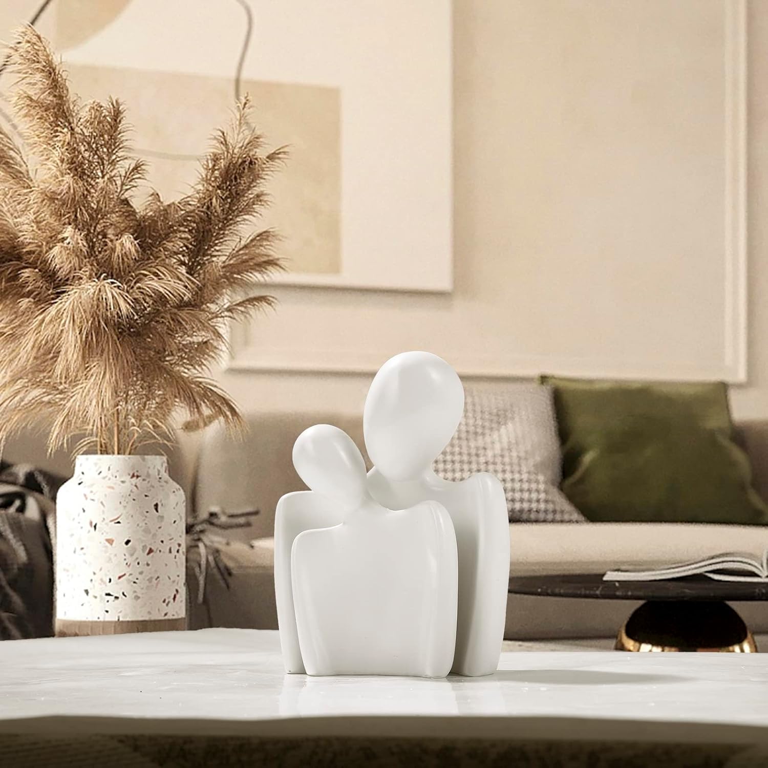 Sculptures Home Decor Lover Statues- 6 Inch, Modern Home Decor Couple ...