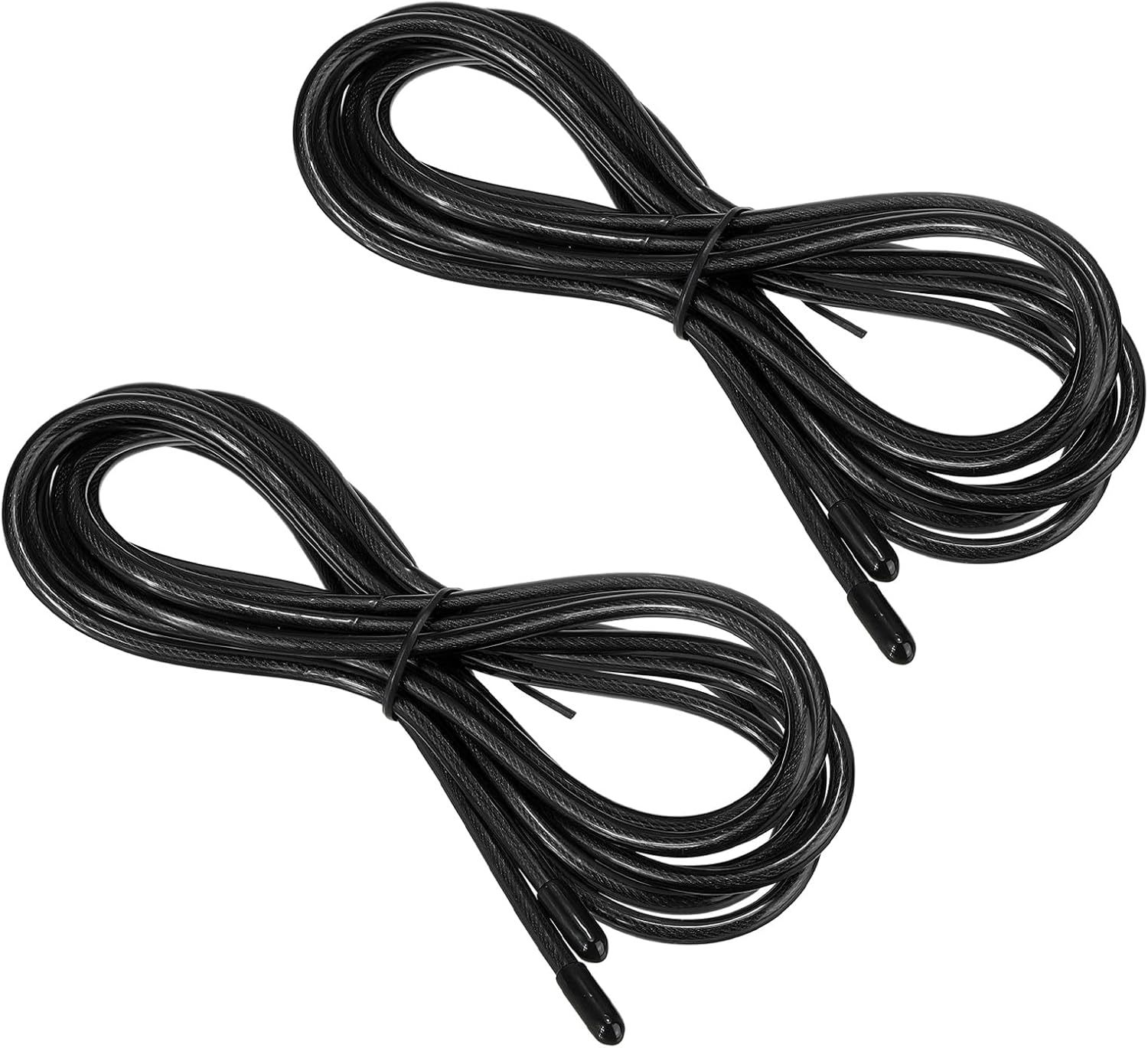 PATIKIL 10Ft Speed Jump Rope Replacement Cable, 2 Pack 4.5mm ...