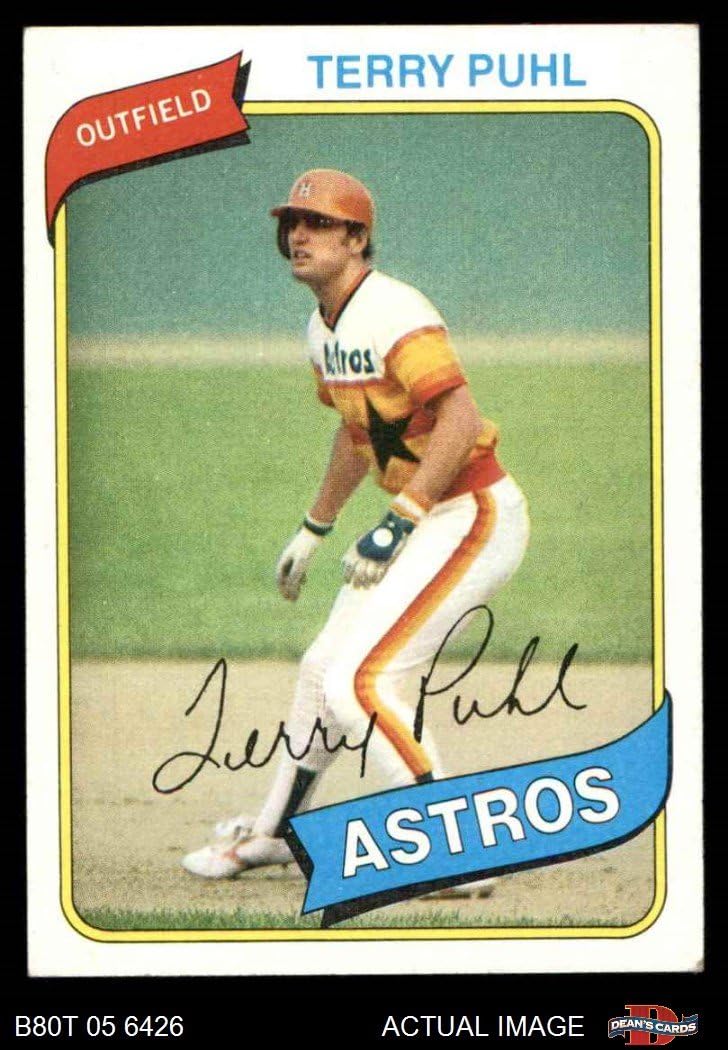 Amazon.com: 1980 Topps # 147 Terry Puhl Houston Astros (Baseball Card ...