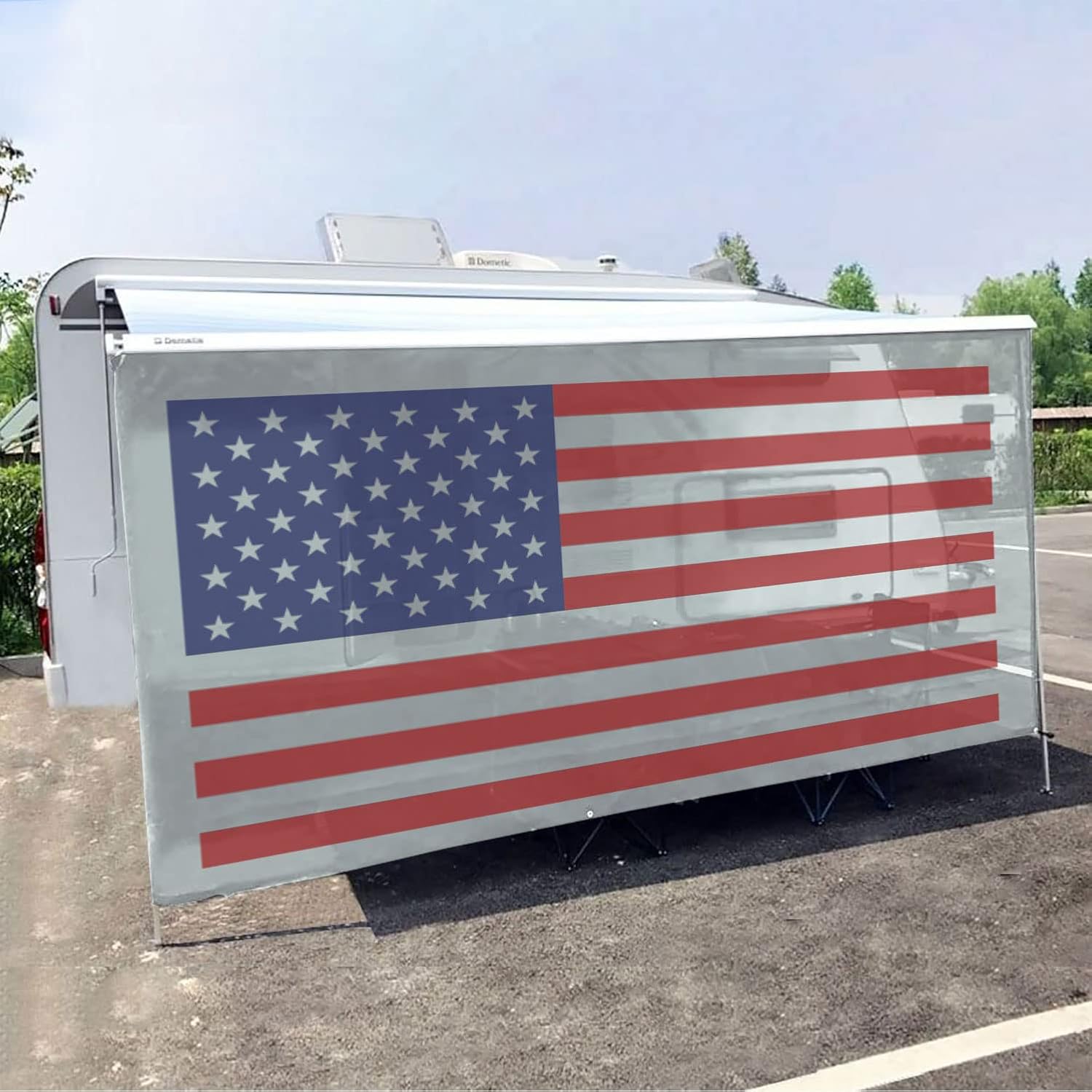 Amazon.com: Tentproinc RV Awning Sun Shade Screen 7' X 11' 3 ...