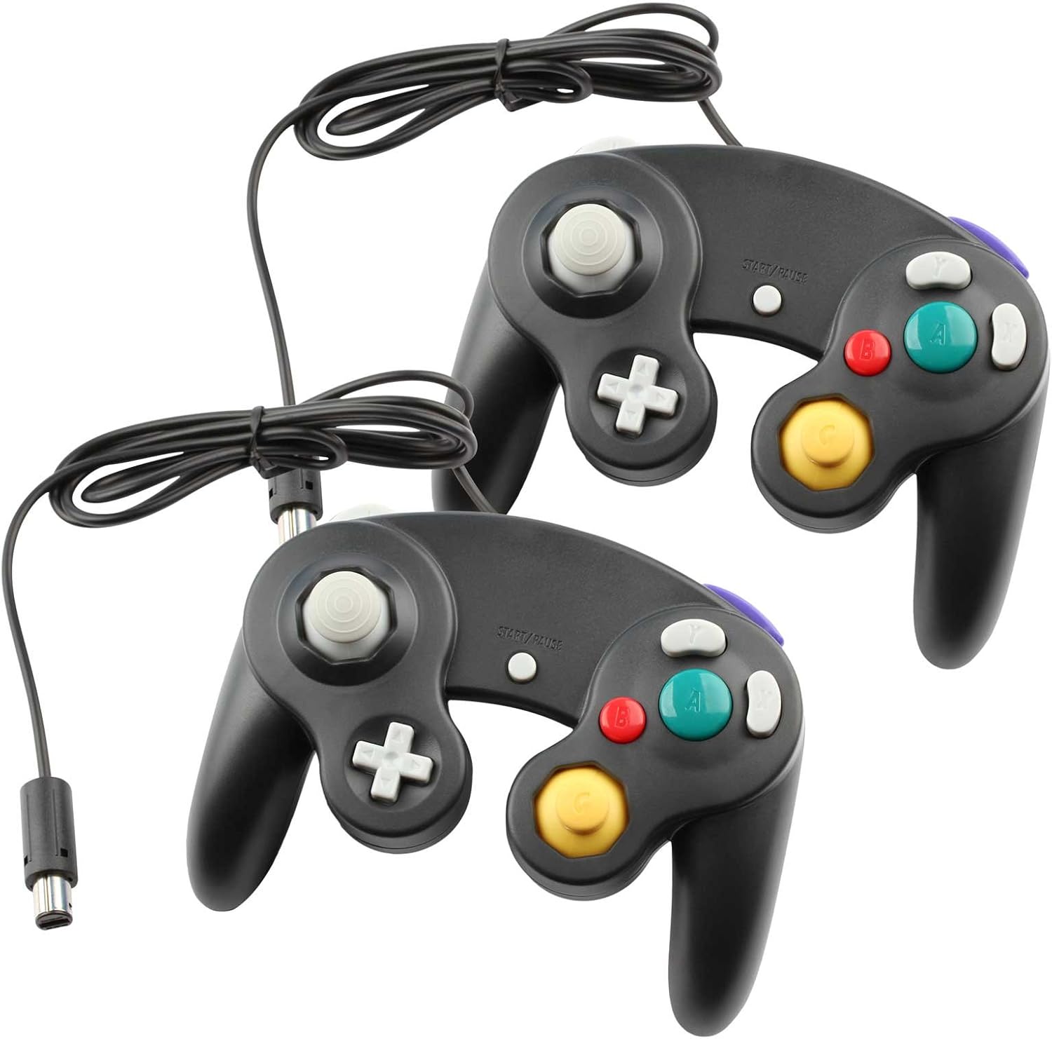 Amazon.com: Controller for Gamecube - Black (2-Pack) : Video Games