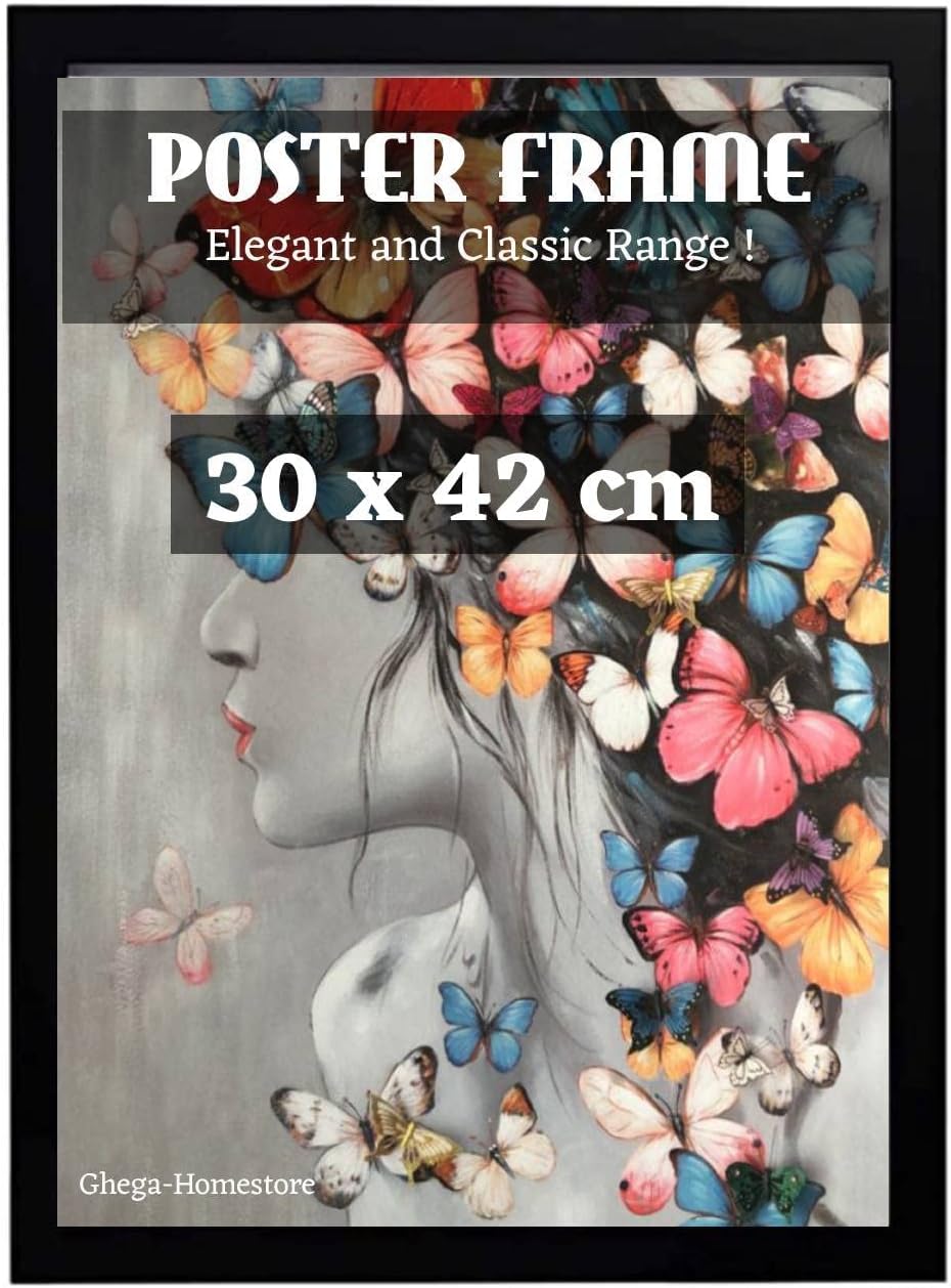 Ghega Black Picture Frames 30 x 42 cm Poster Frame Home Office ...