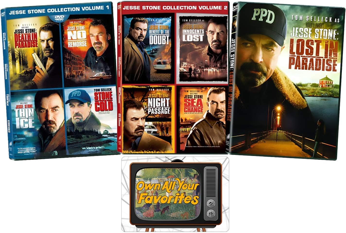Jesse Stone: Complete 9 Movie Series DVD Collections with Bonus Art ...