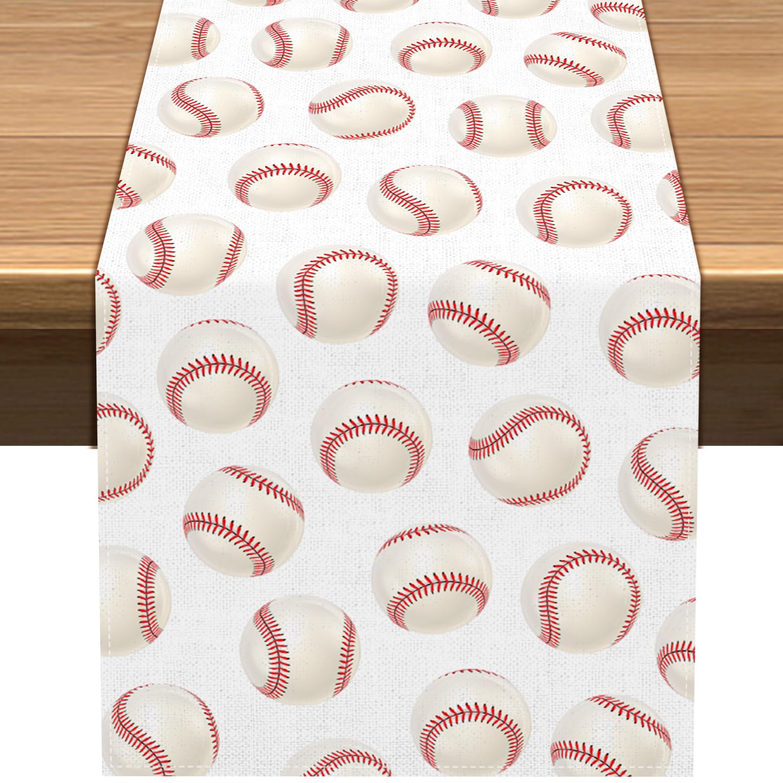 Amazon.com: Vohado Baseball Table Runner Boy Sports Themed Birthday ...