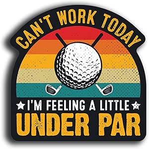 Amazon.com: KCD Funny Golf Stickers 10 Humorous Designs, 5-Inch Vinyl ...