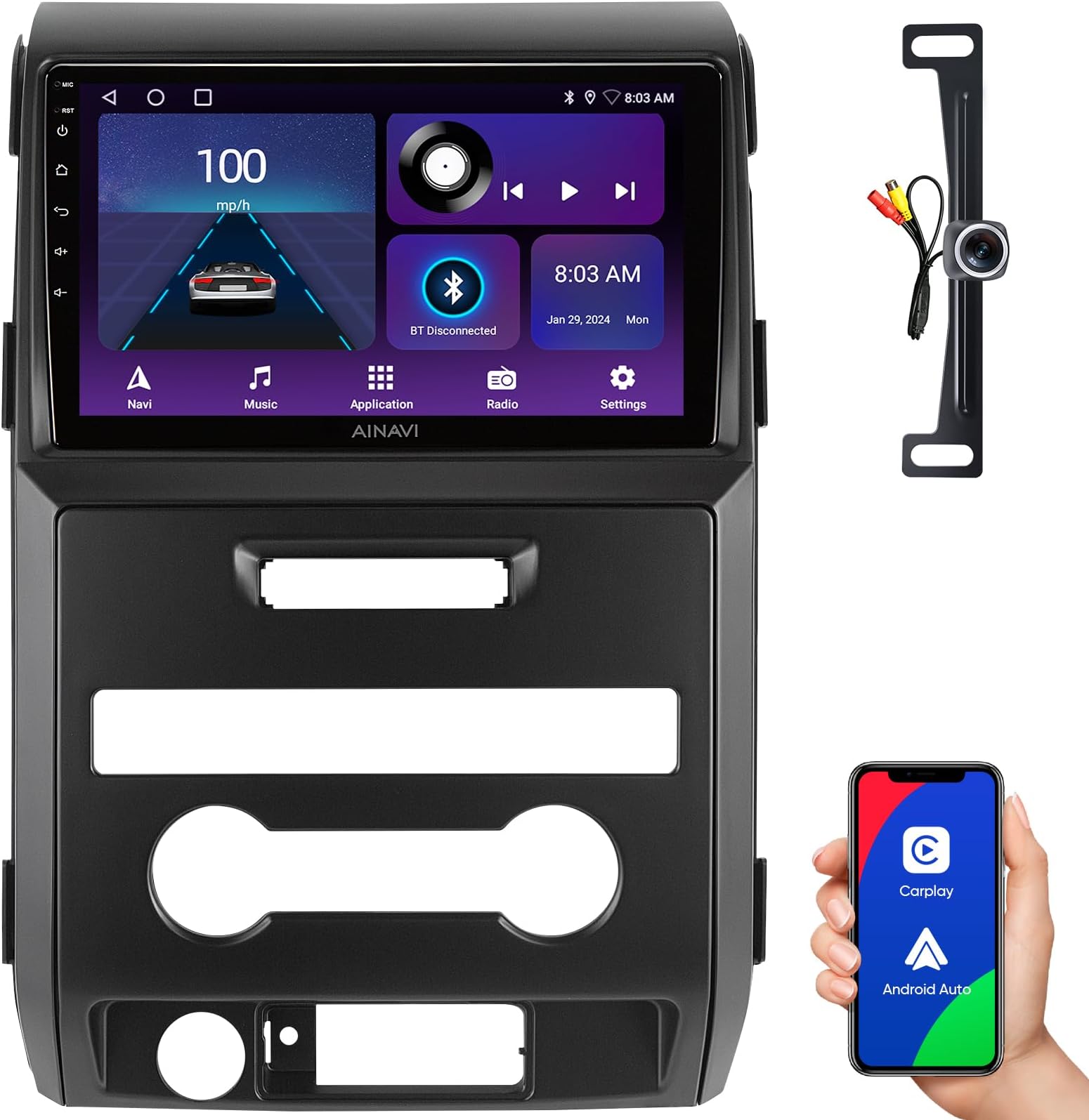 Amazon.com: for Ford F150 Radio Upgrade,Android Car Stereo (2RAM+64ROM ...