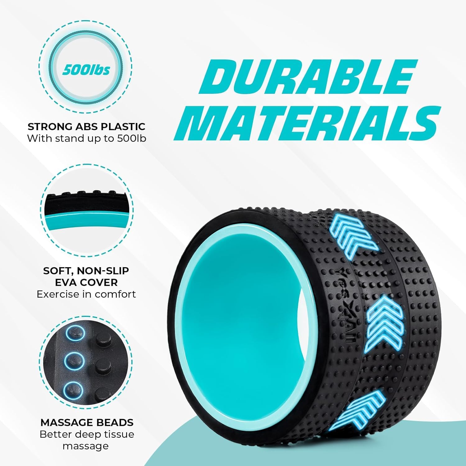 Snapklik.com : YES4ALL Combo Spinal Groove Wheel Roller